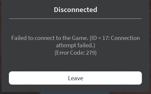Cannon join any experiences (ID = 17: Connection attempt failed.) - Other Bugs - Developer Forum ...