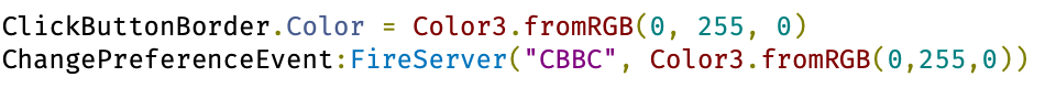 Colors saving incorrectly when using Data Stores - Scripting Support ...