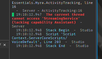 [BUG REPORT] Studio crashes upon Play Testing - Platform Usage Support ...