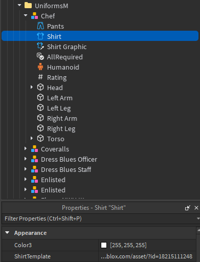 Clothing asset IDs clearing from templates - Studio Bugs - Developer ...