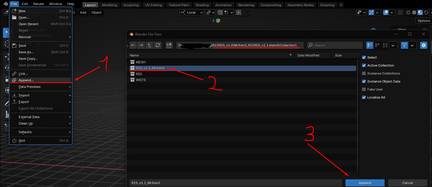 R15 Rig for Blender 4.0+ (FK/IK switching) - Community Resources ...