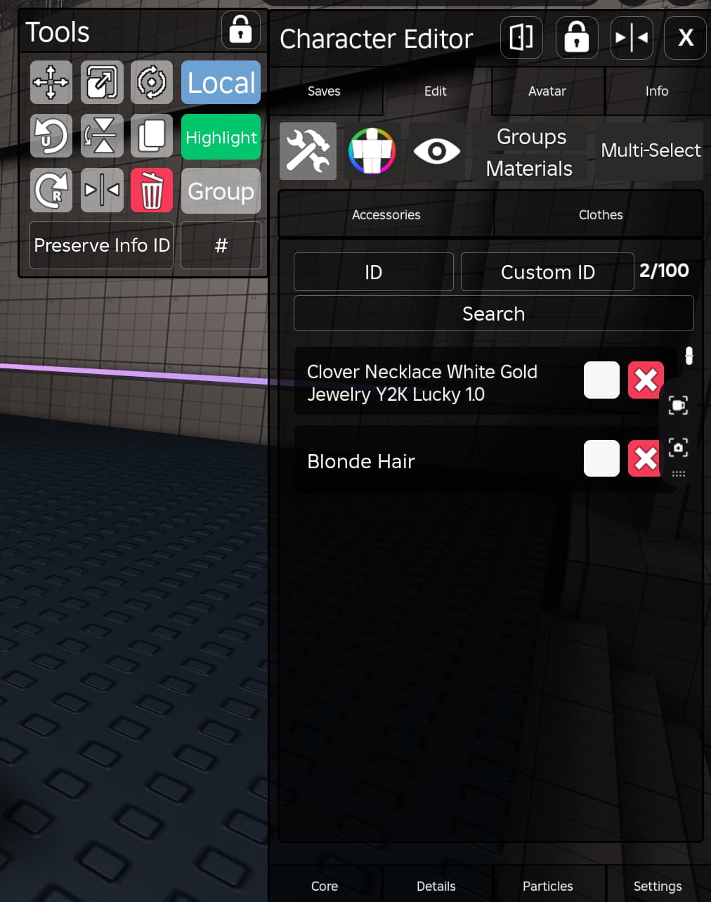 Advance Avatar/Morph Creator menu - Art Design Support - Developer ...