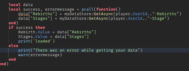 Help Fixing My Data Store System For My Obby Scripting Support Developer Forum Roblox 