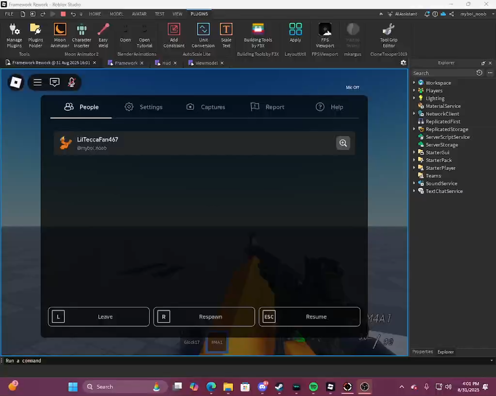View model glitches when trying to lerp the position - Scripting Support - Developer Forum | Roblox
