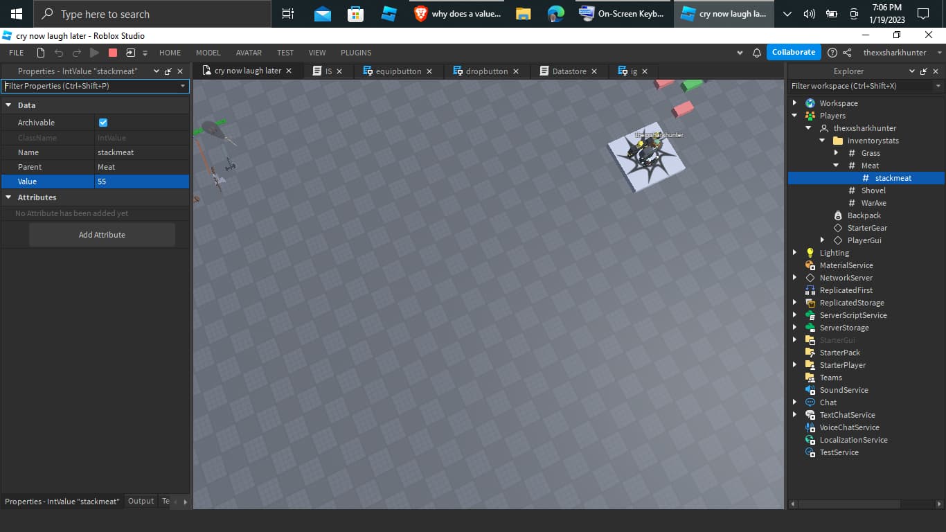 Datastore wont save an interger values - Scripting Support - Developer ...