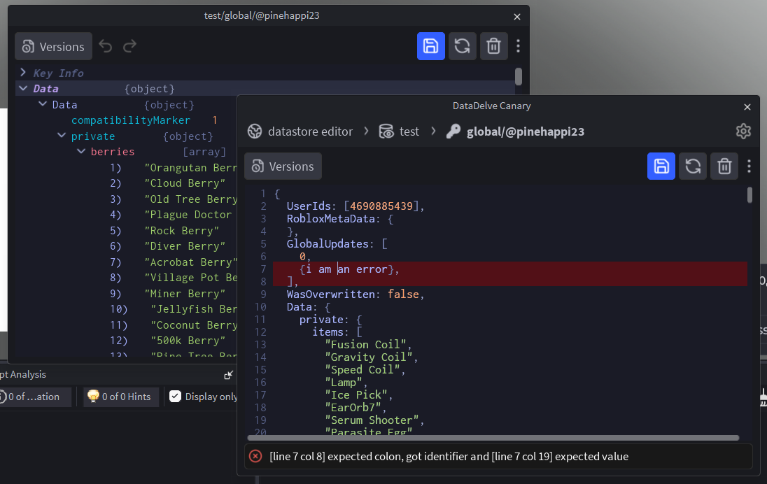 DataDelve — easy, free datastore editor - Community Resources - Developer Forum | Roblox