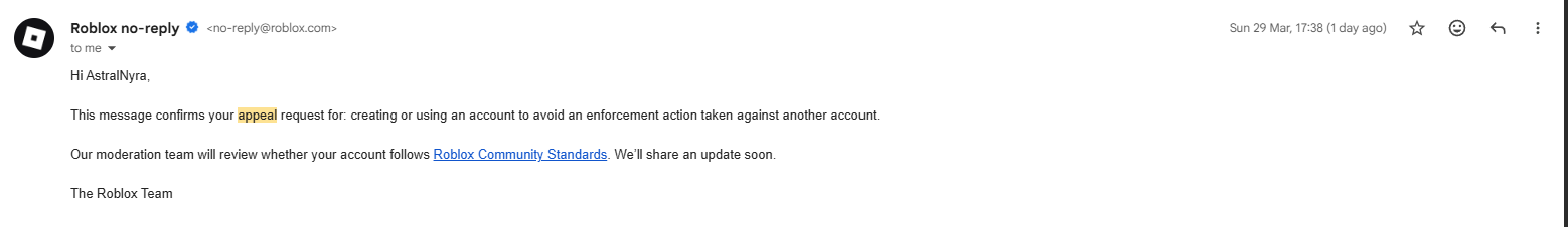 Multiple roblox accounts terminated due to enforcement ban - Platform ...