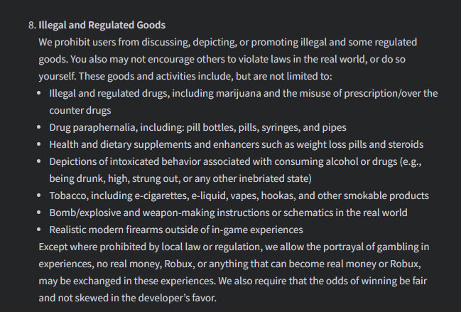 Is drug reference allowed on Roblox? - Game Design Support - Developer Forum | Roblox