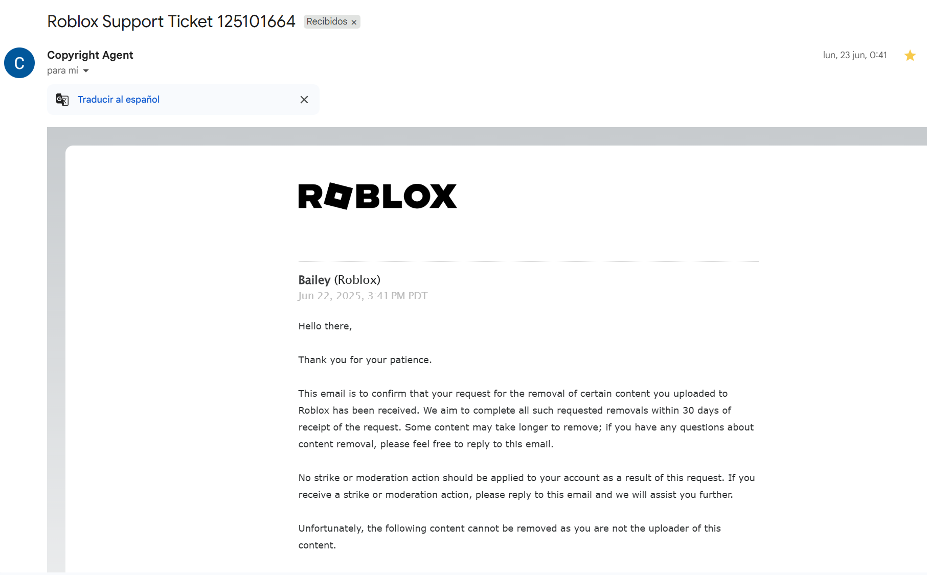 Terminated for UGC Assets I Had Already Requested for Deletion - Platform Usage Support ...
