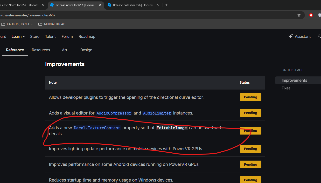 Release Notes for 657 - Release Notes - Developer Forum | Roblox
