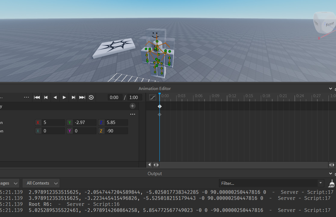 Help With Script Characters Workspace Cframe To Keyframe Cframe Scripting Support