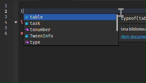 Autocomplete: Wait when defining a type - Don't work with "for in pairs() do" - Studio Bugs ...