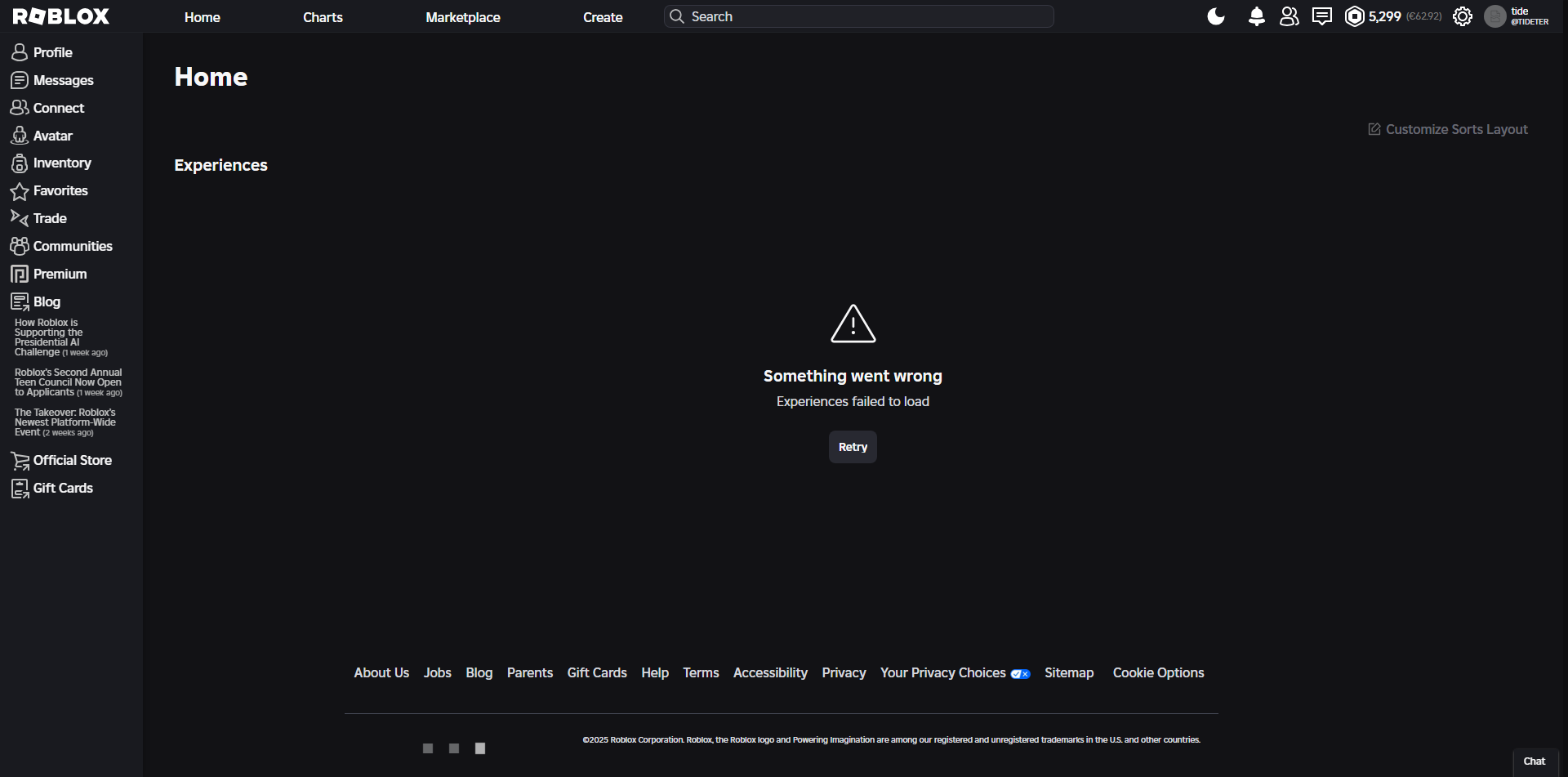 Roblox thinks that I'm moderated, but I can Join Experiences - Roblox Application and Website ...