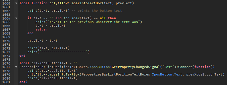 Modifying A Variable Passed As An Argument Inside A Function Gets Lost Scripting Support