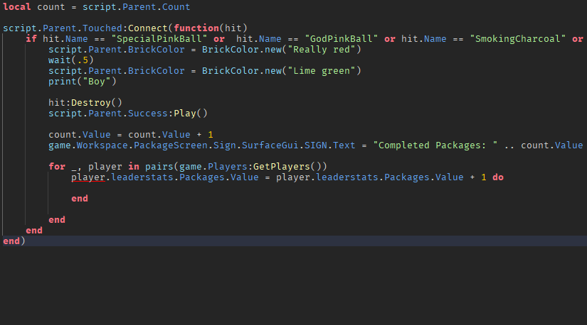 Non-syntax error in my code.. any help? - Scripting Support - Developer ...