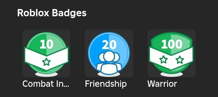 The "see more" button that display more Roblox badges won't show on the ...