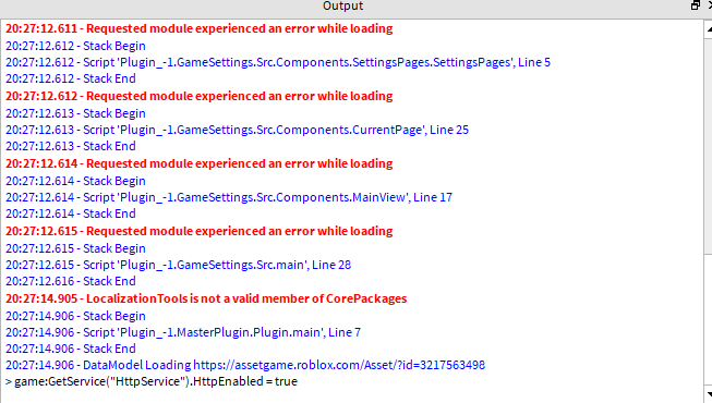 HttpService can't be enabled (Game Setting is Broken) - Scripting Support - Developer Forum | Roblox