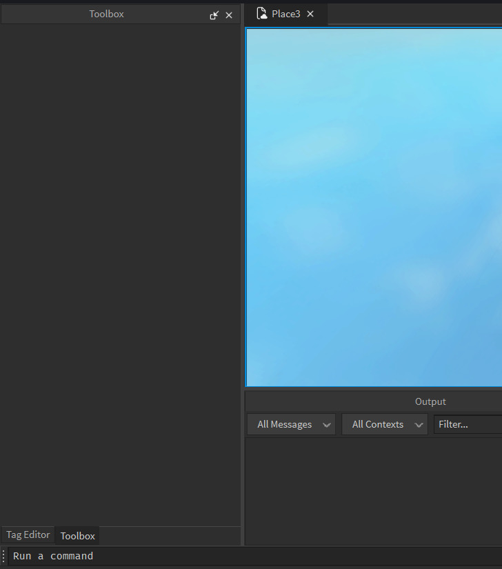 Running Play Test in Roblox Studio now makes "Toolbox" window disappear ...
