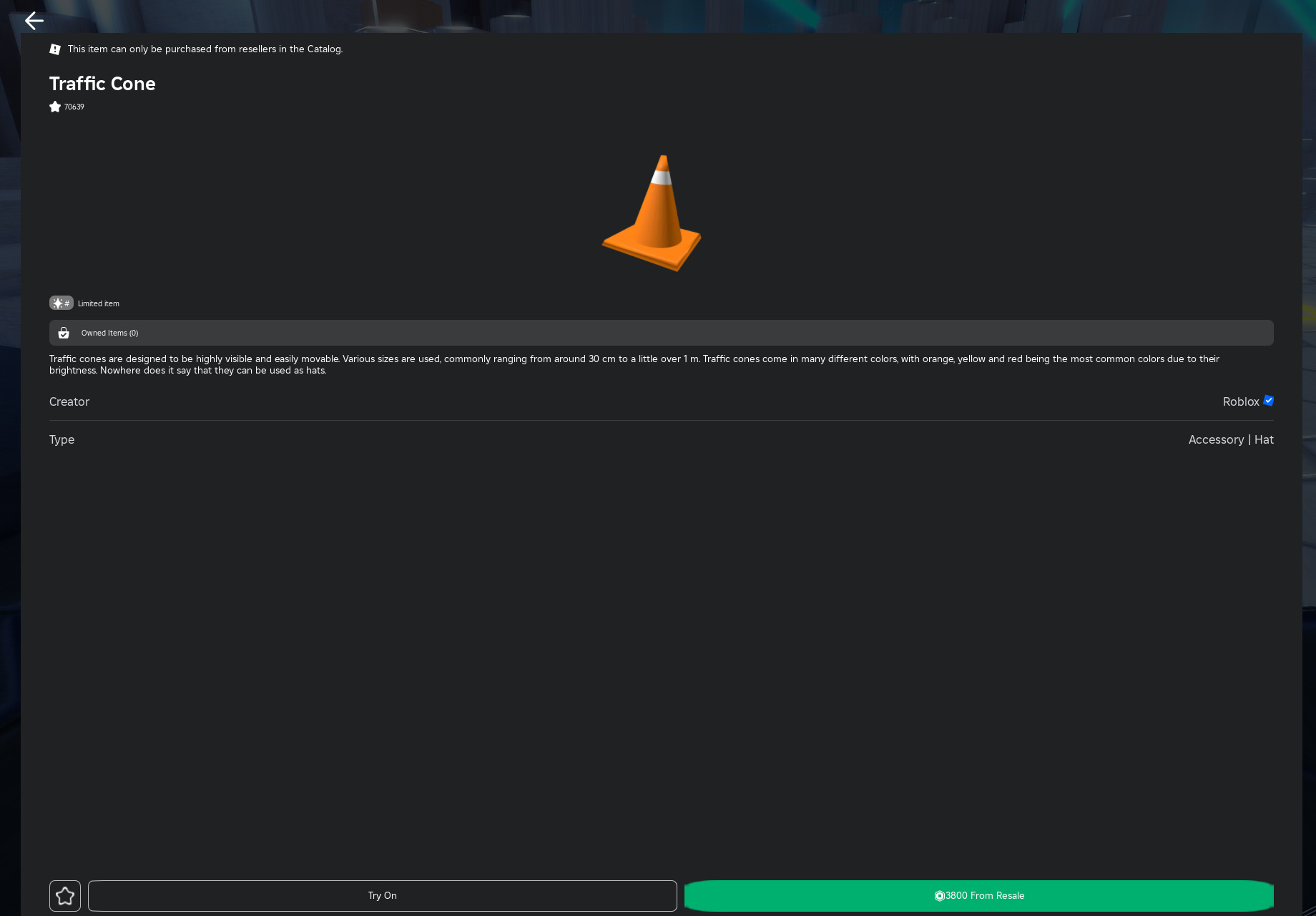 Roblox Limiteds/Items got outdated UI in the avatar examine page - Roblox Application and ...