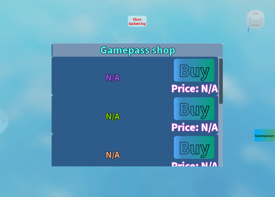 I think you need a little advanced GamePass shop GUI - Community ...