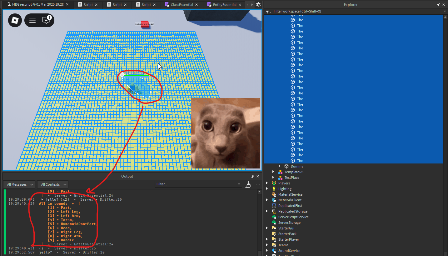 GetPartBoundsInRadius() does not return all part in radius - Scripting Support - Developer Forum ...