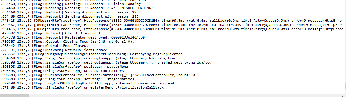Roblox games load for about 3 seconds then instantly crash - Engine ...