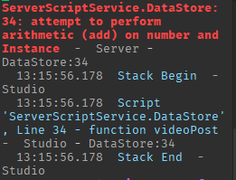 Adding up 2 numbers provides a type error. Where did i go wrong? - Scripting Support - Developer ...