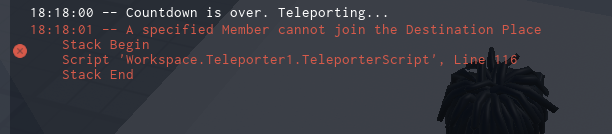 Having trouble with TeleportService - Scripting Support - Developer Forum | Roblox