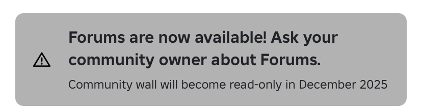 Forums Are Now Live for All Community Owners - Announcements ...