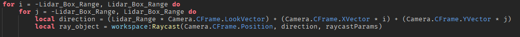 How to raycast outward with a lookvector? (Lidar) - Scripting Support - Developer Forum | Roblox