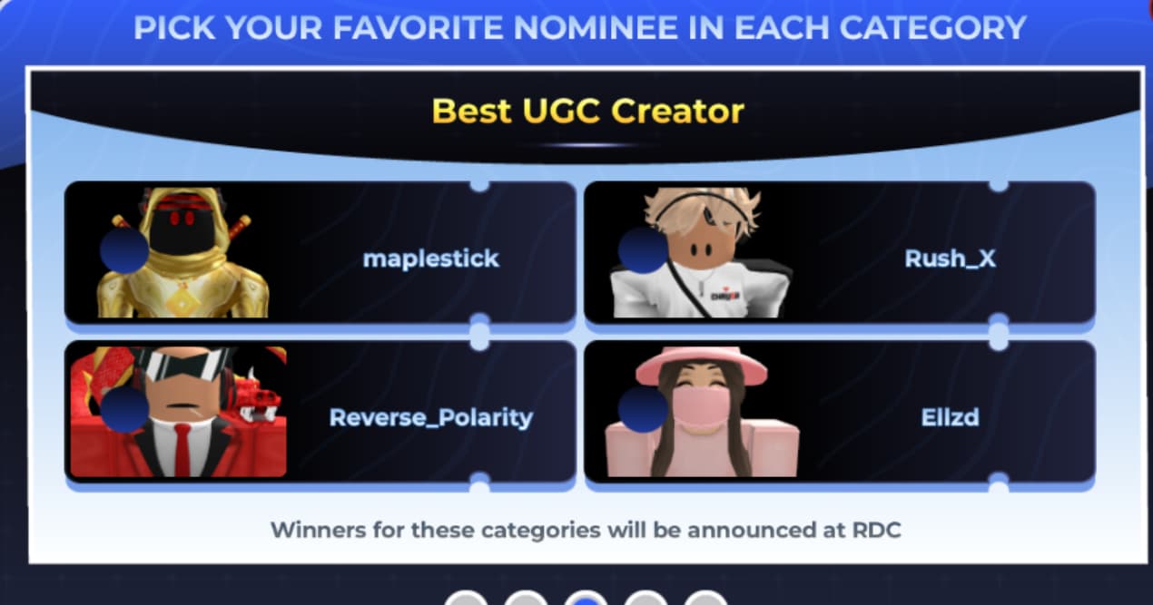 Roblox Innovation Awards 2024: Voting Is Now Open! - Community & Events ...