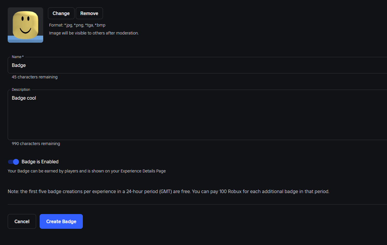 How to use badge service to create a welcome badge - Community ...