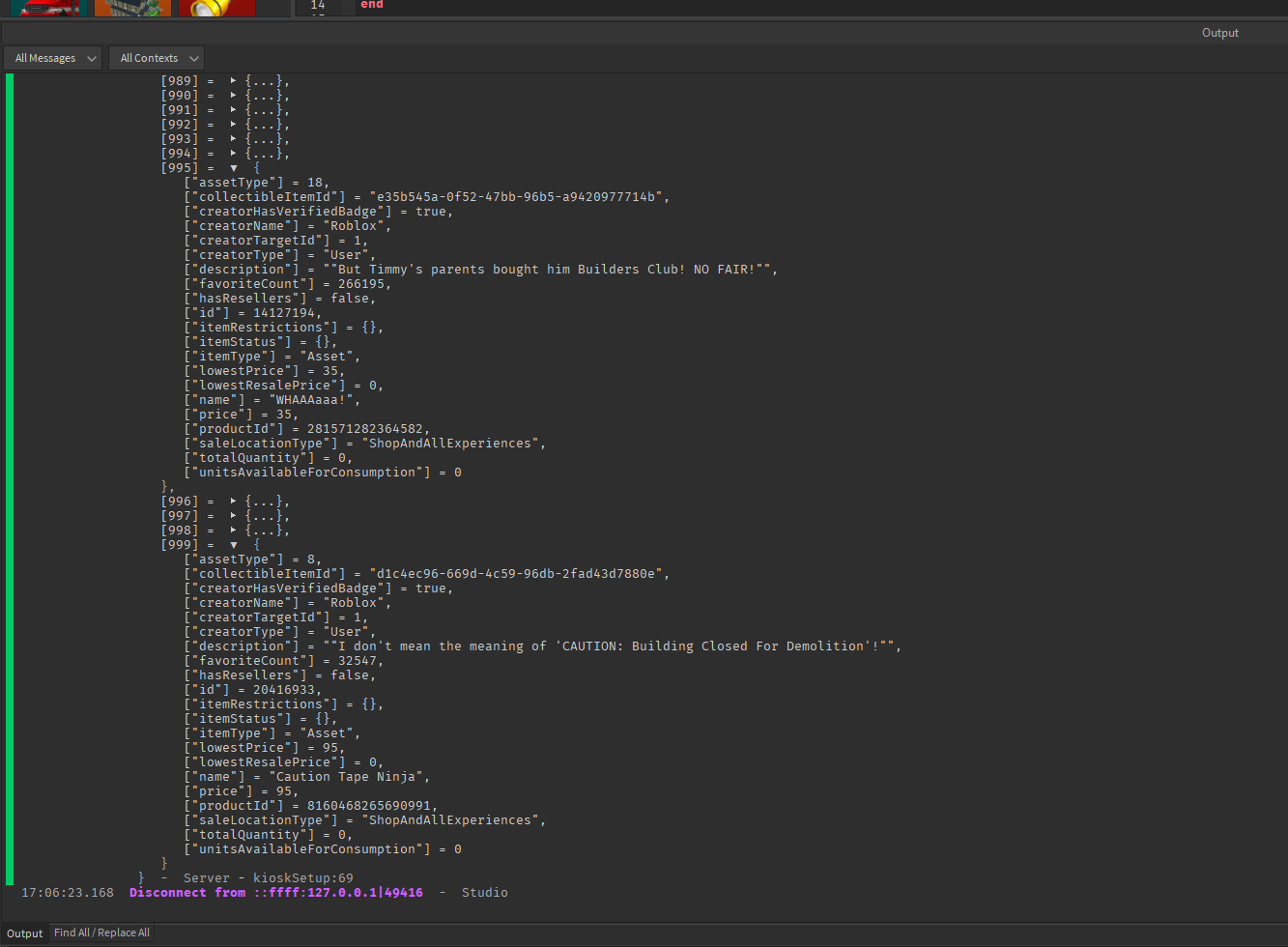 How to retrieve avatar items items (in a single request!) - Scripting Support - Developer Forum ...
