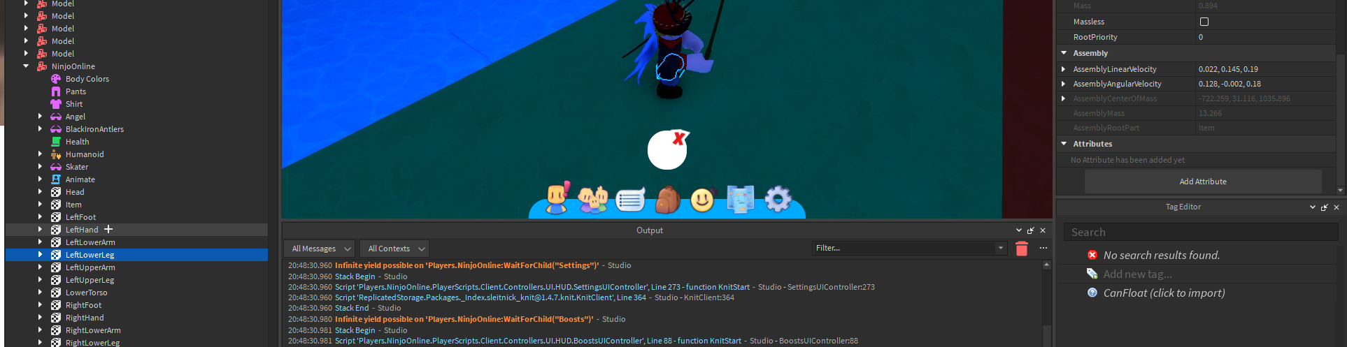 Adding new part to player changes AssemblyRootPart - Scripting Support - Developer Forum | Roblox