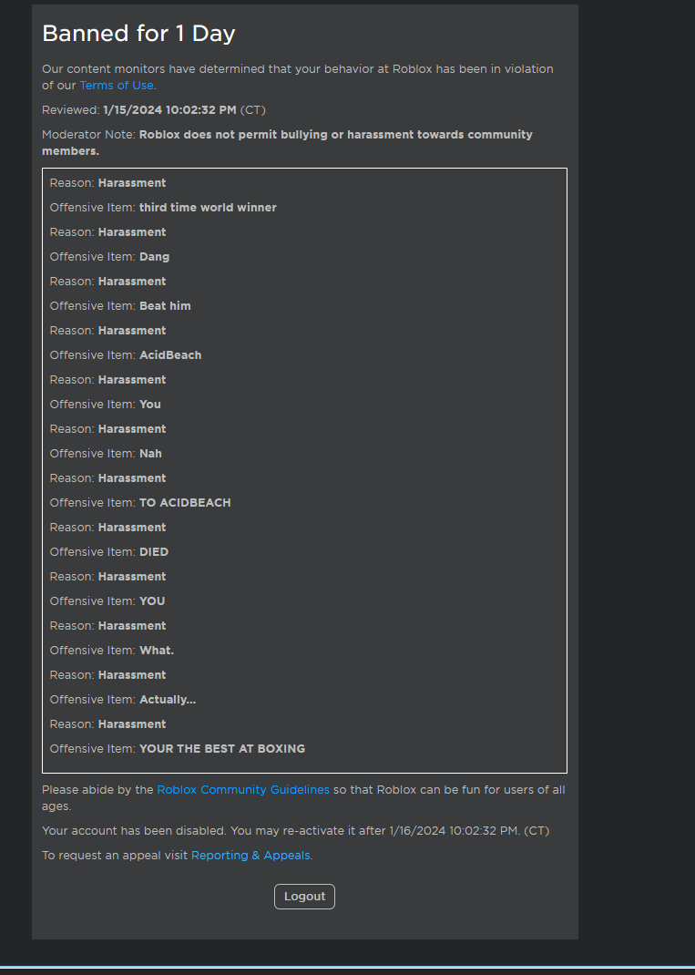 Will bans make me ineligible for DevEx? - Platform Usage Support - Developer Forum | Roblox