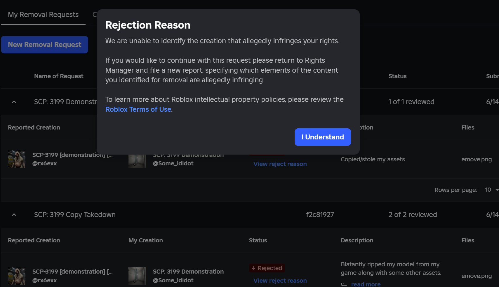 Am I doing Removal Requests right? - Platform Usage Support - Developer ...