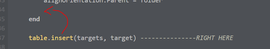 How to solve this? Unknown global 'target' - Scripting Support - Developer Forum | Roblox