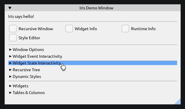 Iris - Immediate Mode UI library, based on Dear ImGui - Community Resources - Developer Forum ...