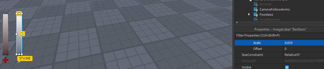 How to Resize Vertical Bar Correctly? - Scripting Support - Developer Forum | Roblox