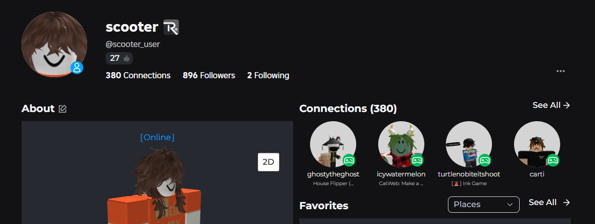 User Creations Tab Not Displaying Games on Profiles - Roblox ...