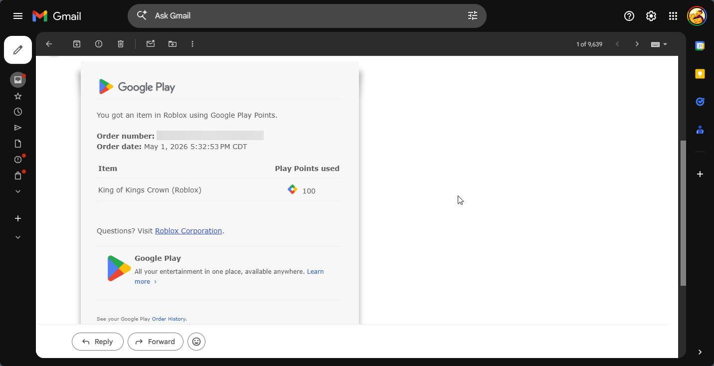 Item bought from Google Play Store using Play Points is missing (Not in ...