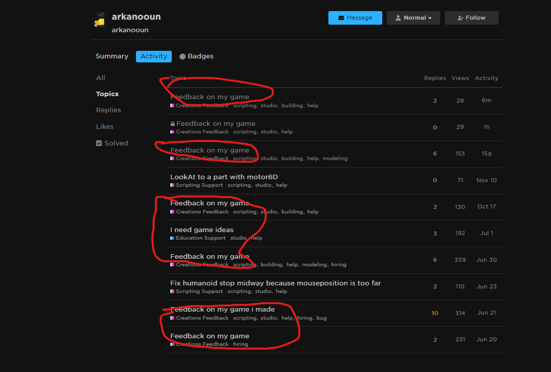 Feedback on my game - Creations Feedback - Developer Forum | Roblox