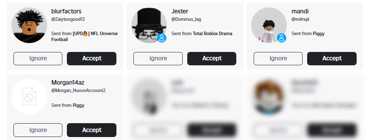 Friend Requests randomly disappear in bulks on random days - Roblox ...