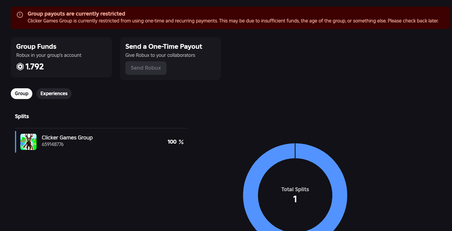 Assistance Needed – Unable to Payout Group Funds - Creator Hub (create ...