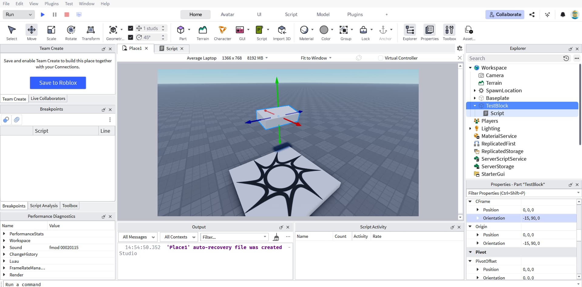 Strange CFrame Rotation Behavior when using CFrame.Angles() - Scripting ...