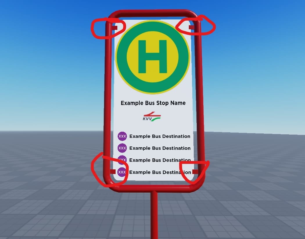 I made this Bus stop sign today! What do you think? - Creations ...