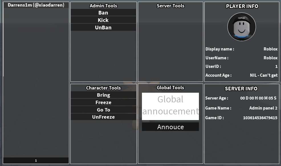 Simple Admin Panel [v.1.0.0] - Community Resources - Developer Forum ...