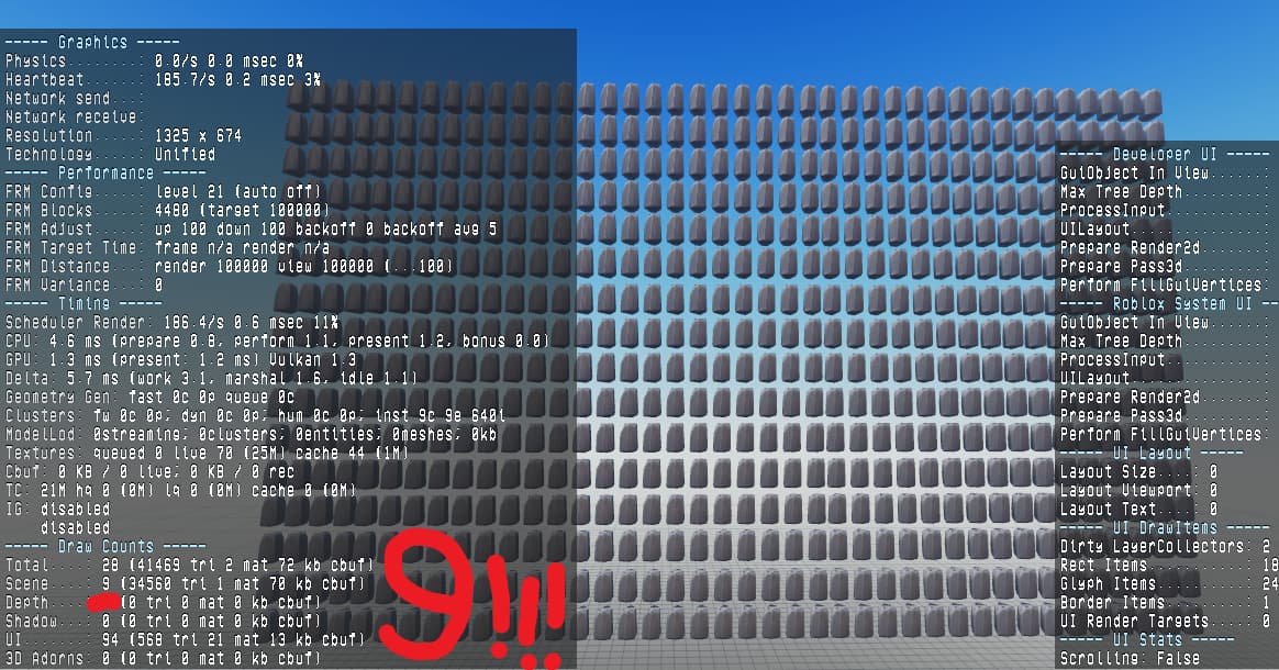 Why does the same mesh use more than 1 draw call when duped a lot ...