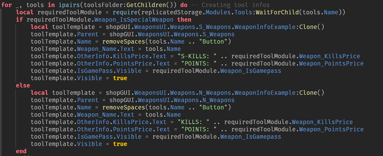 Attempting to call Buttons that was created sever-sided on a ...