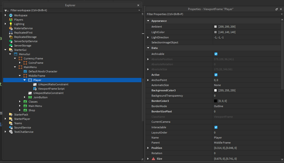Cloned Char of a Player in a ViewportFrame won't play an Animation - Scripting Support ...